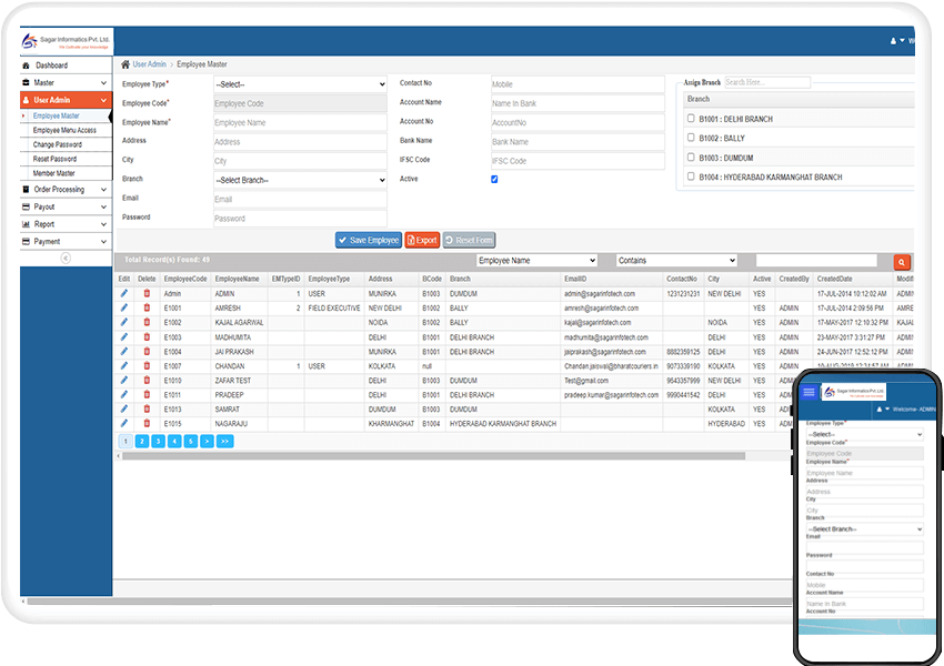 Ecommerce Delivery Management Software | Sagar Informatics