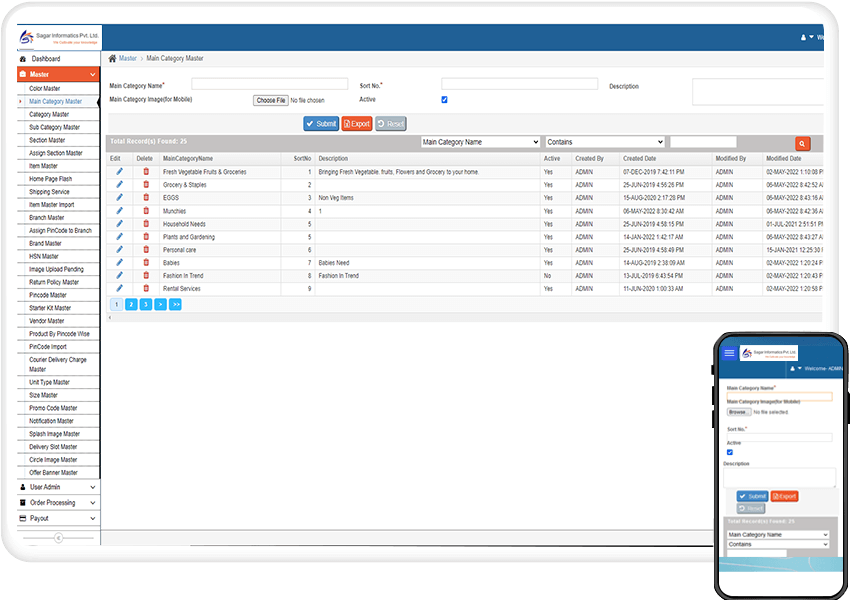 Ecommerce Delivery Management Software | Sagar Informatics